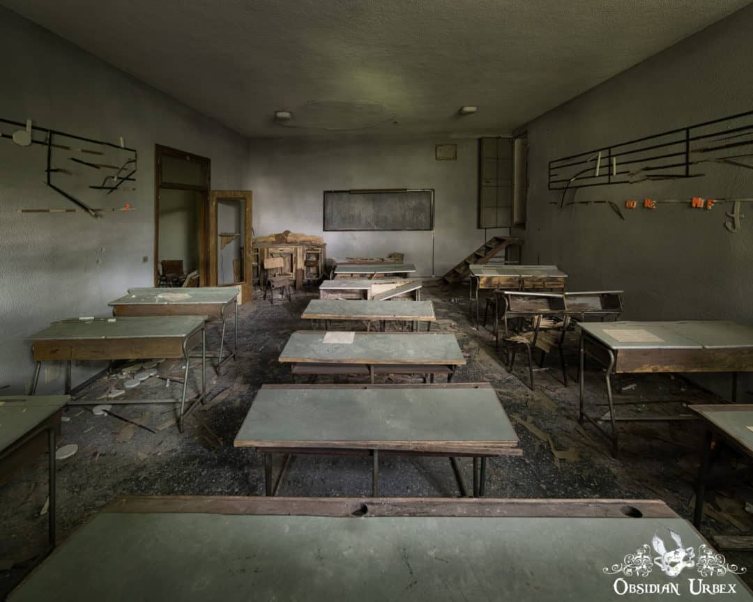 Dark Music School / Collegio S, Italy - Obsidian Urbex Photography ...