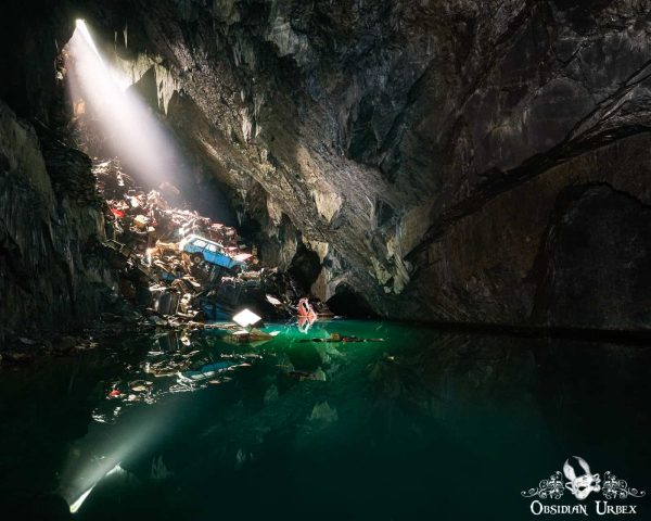 Cavern of Lost Souls (Abandoned Car Cave), Wales - Obsidian Urbex ...