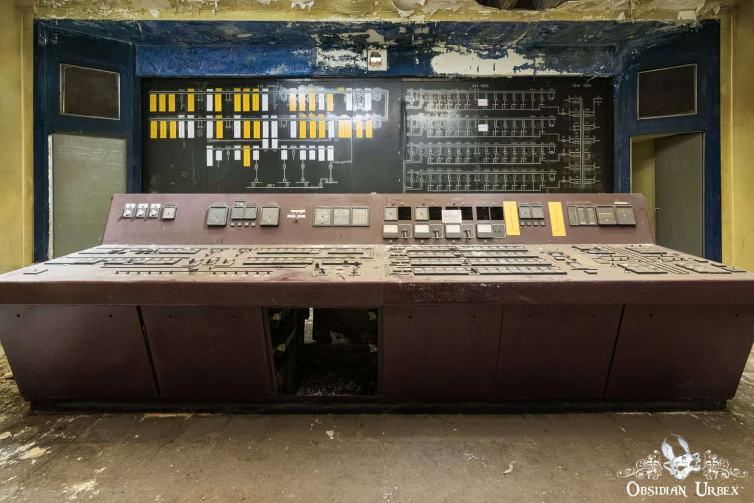 Control Room S (Dusty en Rusty Factory), Belgium - Obsidian Urbex ...