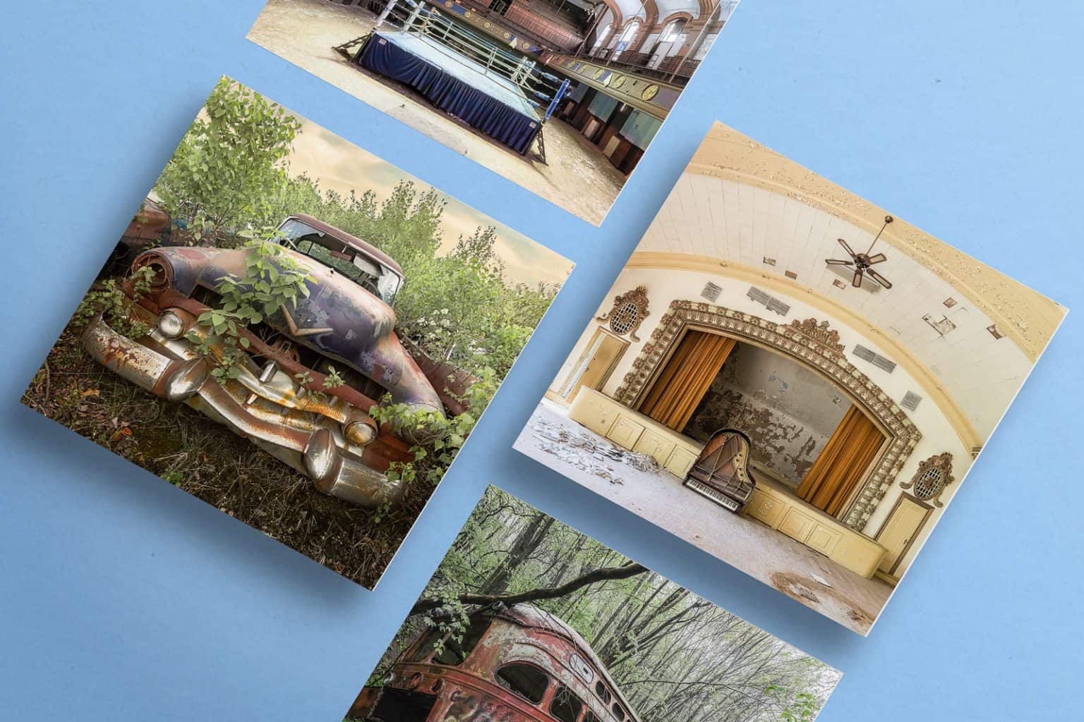 Greeting Cards - Abandoned Places (Lucky Dip, Set Of 6) - Obsidian ...