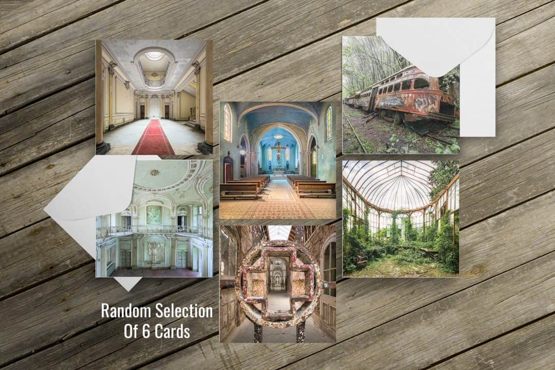 Postcards - Abandoned Places (Set Of 6) - Obsidian Urbex Photography ...