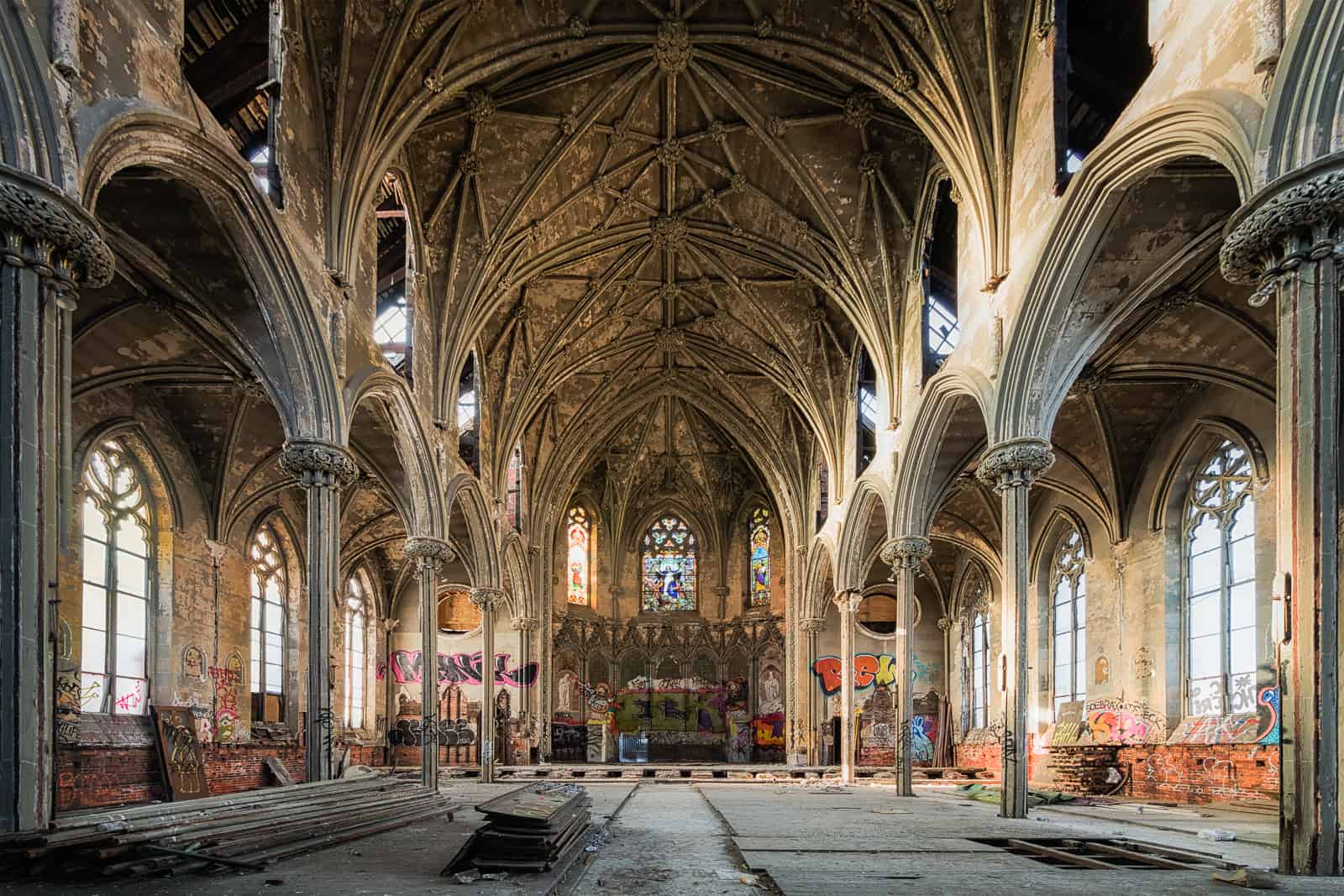 Gothic Revival Church USA Obsidian Urbex Photography Urban