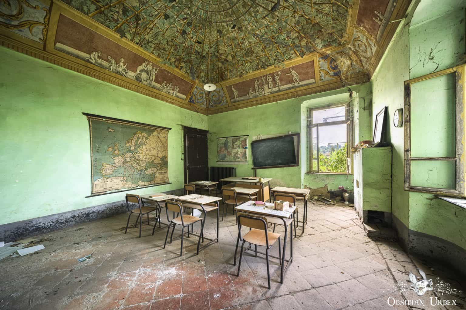 Globe School / Scuola Marco Polo, Italy - Obsidian Urbex Photography ...