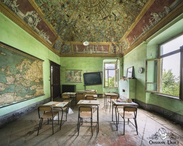 Globe School / Scuola Marco Polo, Italy - Obsidian Urbex Photography ...
