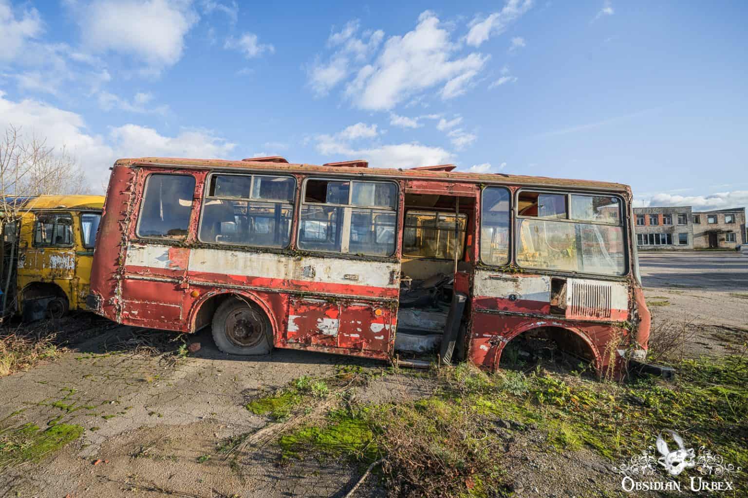 Soviet Bus Graveyard, Lithuania - Obsidian Urbex Photography | Urban ...